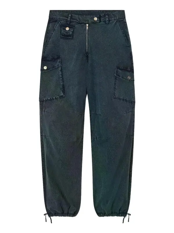 GANNI Cargo-pockets Trousers - Blue