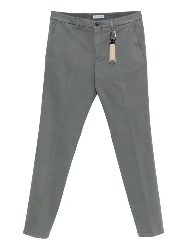 MANUEL RITZ Pleated Skinny Trousers - Grey