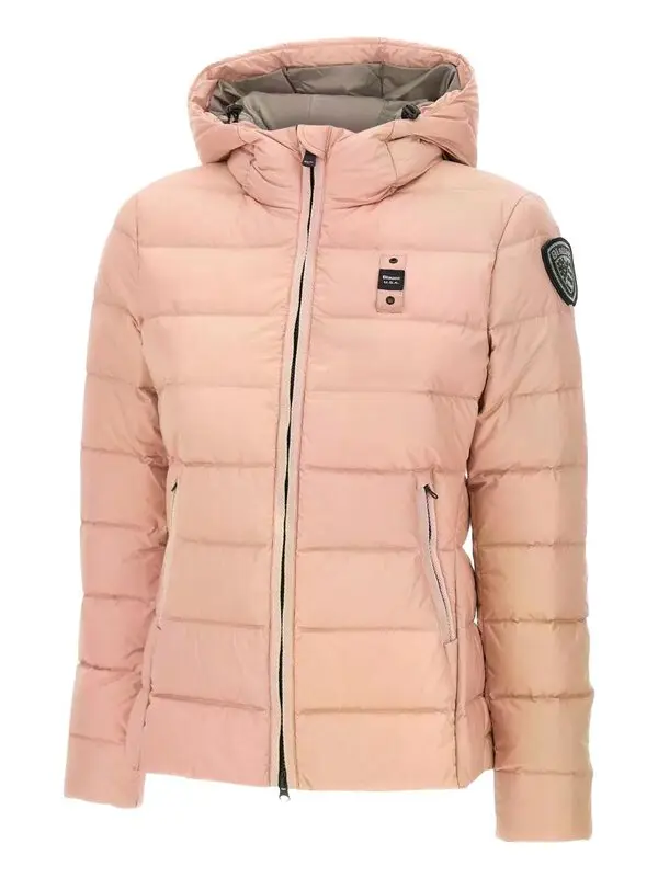 BLAUER. Charme Hooded Down Jacket - Pink