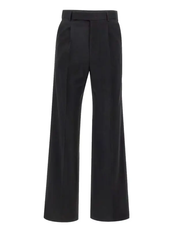Emporio Armani Pleated Trousers - Black
