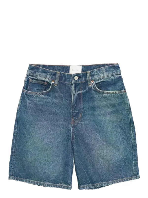 REFORMATION Hale Shorts - Blue
