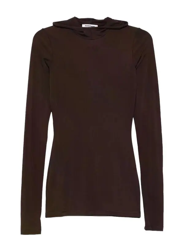 DARKPARK Long-sleeved Hoodie - Brown