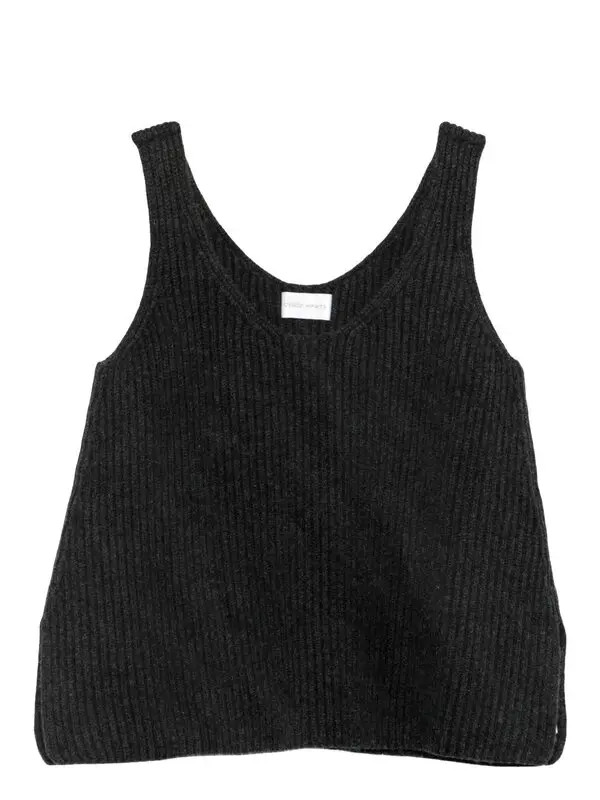 Christian Wijnants Ribbed Knit Vest - Black