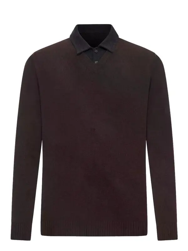 ROBERTO COLLINA Cotton-piquet Polo Shirt - Brown