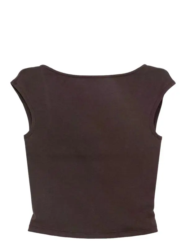 REFORMATION Darra Top - Brown