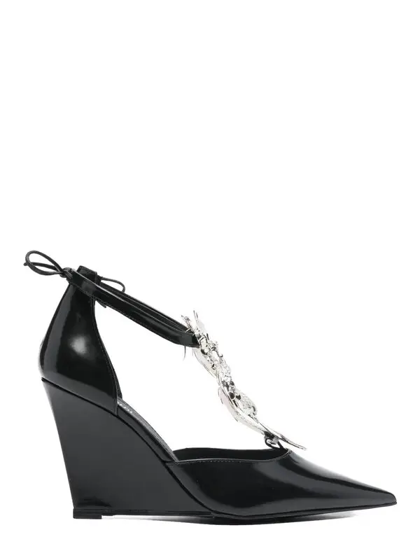 Coperni 95mm Dragon Wedge-heel Pumps - Black