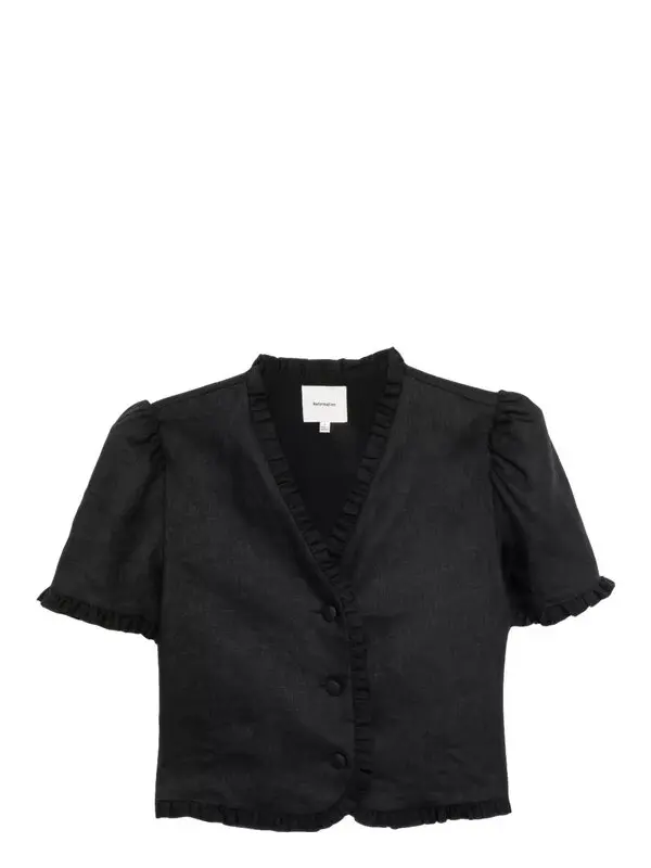 REFORMATION Bess Top - Black