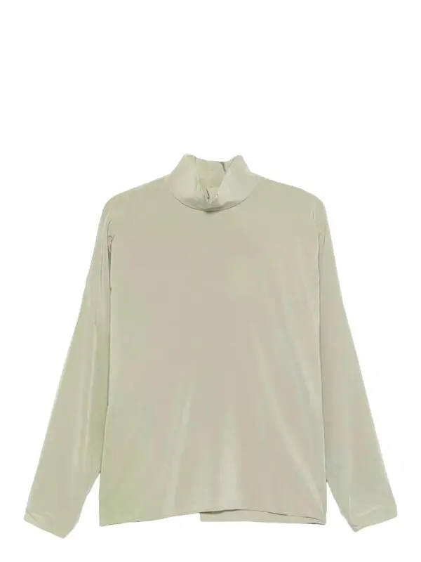 Tibi Funnel-neck Dolman-sleeve Top - Green