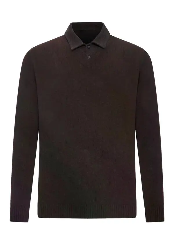ROBERTO COLLINA Cotton-piquet Polo Shirt - Brown