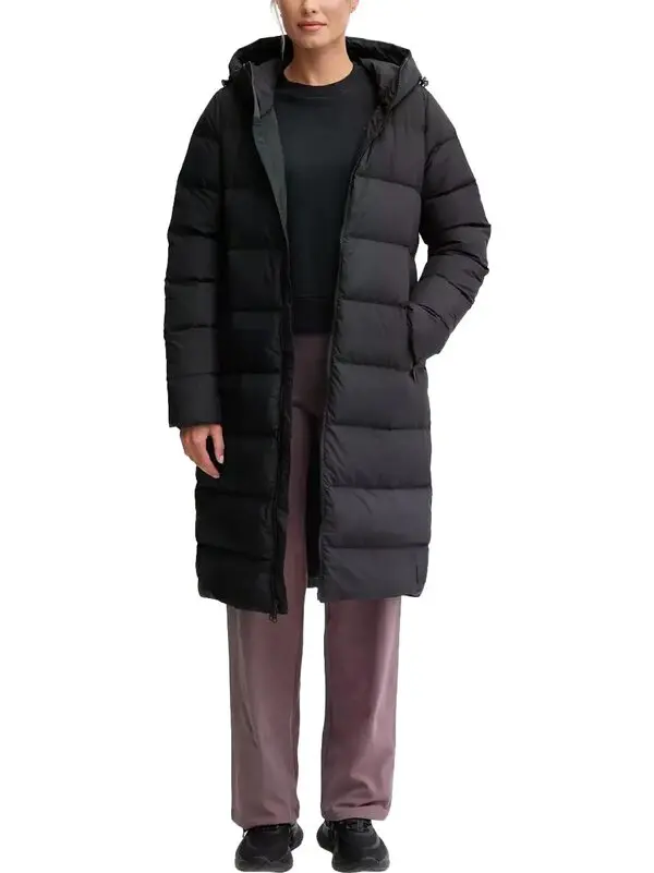 JACK WOLFSKIN Frozen Palace Hooded Padded Coat - Black