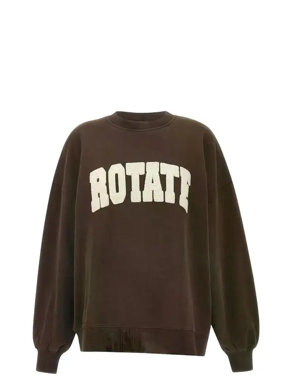 Remain Birger Christensen Logo Crewneck Sweatshirt - Brown