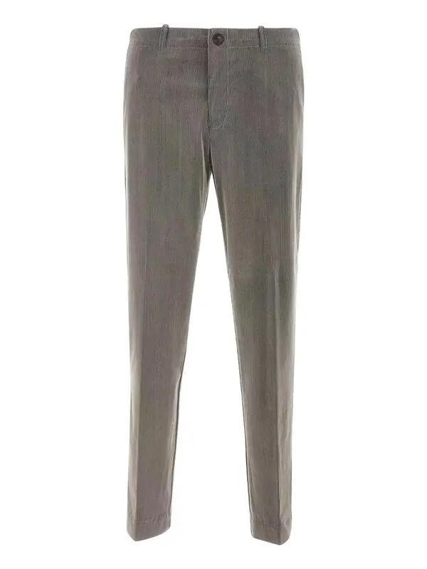 RRD Striped Velvetflex Trousers - Grey
