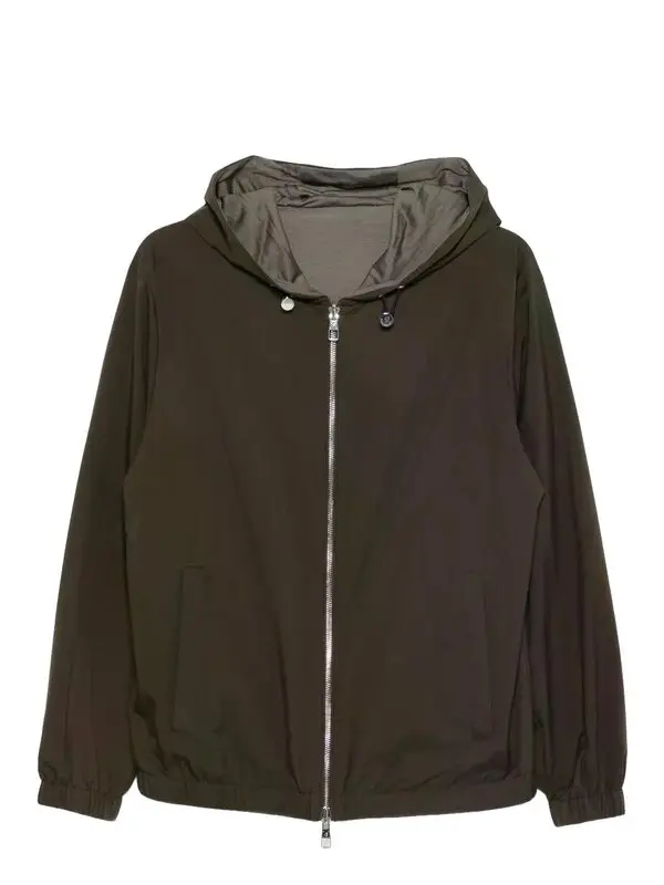 MONTECORE Zip-up Hooded Jacket - Green