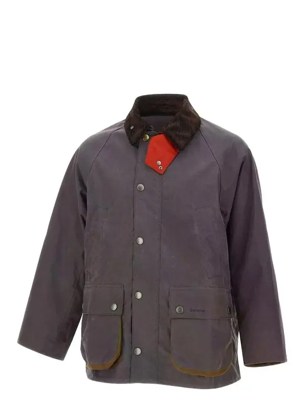 Paul Smith Velvet-collar Jacket - Grey