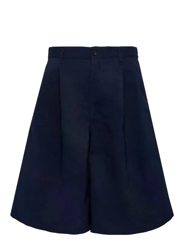 Comme Des Garçons Contrast-pocket Shorts - Blue