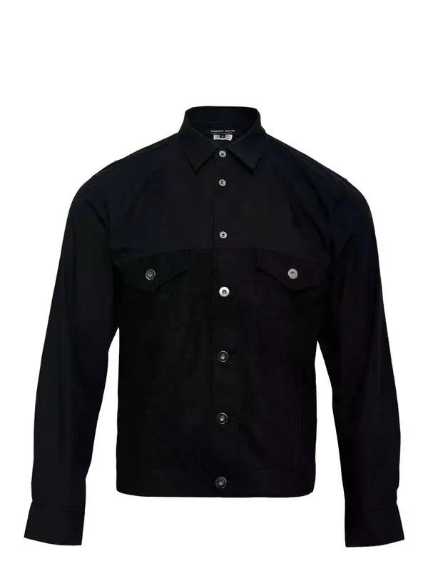 Comme Des Garçons Buttoned Pocket Shirt - Black