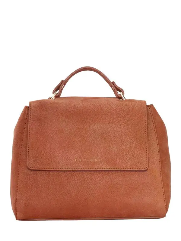 ORTIGNI Top-handle Shoulder Bag - Brown