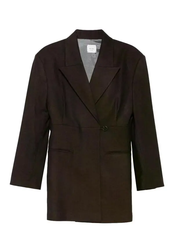 ALYSI Wool Blazer - Brown