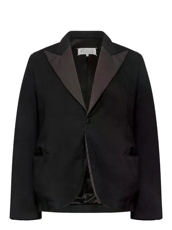 MAISON MARGIELA Single-breasted Blazer - Black
