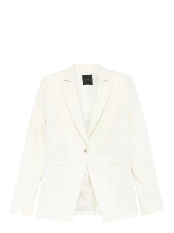 Pinko Single-breasted Blazer - White