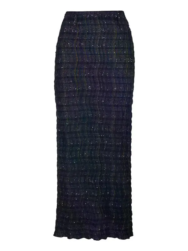 Missoni Textured Maxi Skirt - Blue