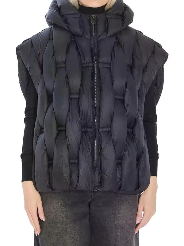 RAXXY Hooded Padded Gilet - Black
