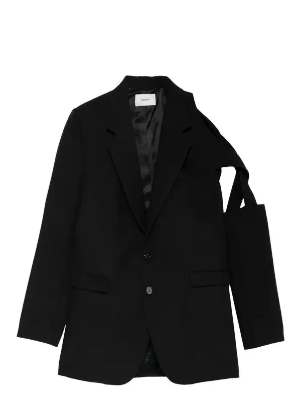 Coperni Cut-out Detail Blazer - Black