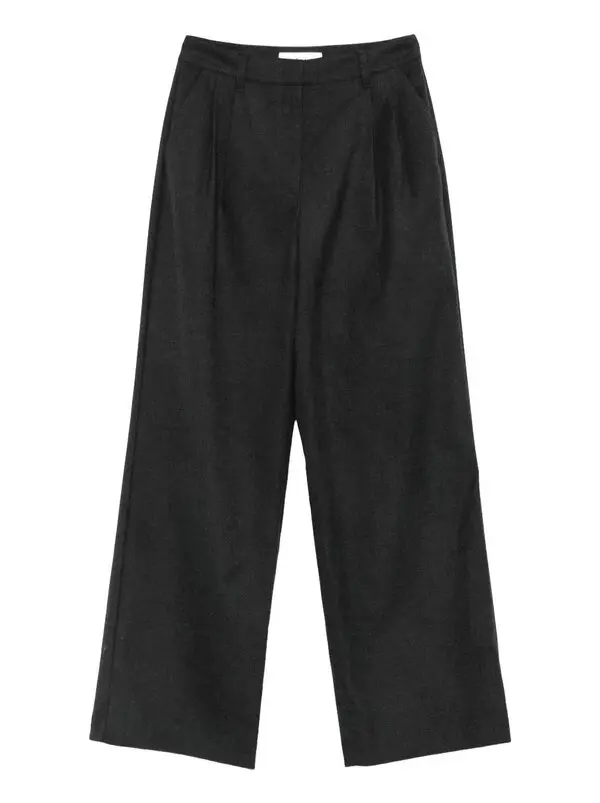 DUNST Double-pleated Trousers - Grey