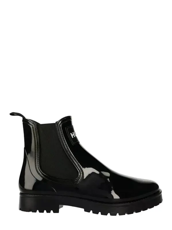 Hugo Logo-plaque Chelsea Boots - Black