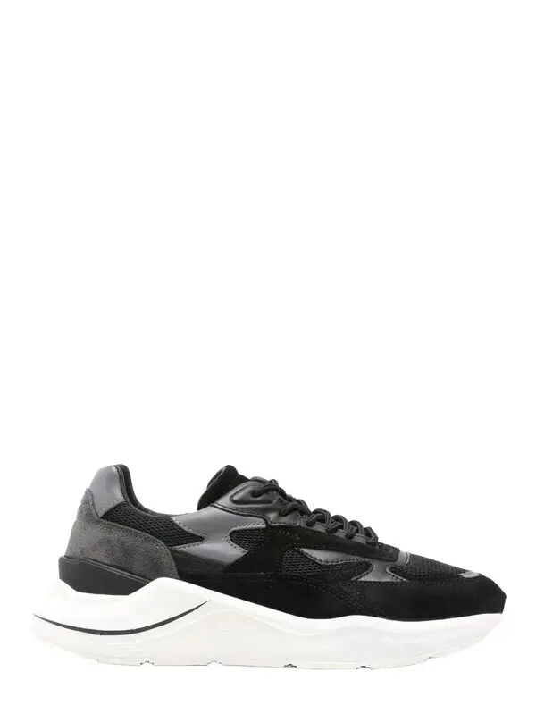 D.a.t.e. Panelled Sneakers - Black