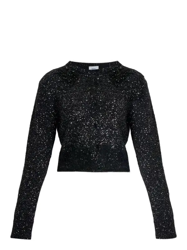 Erdem Floral-appliqué Cardigan - Black