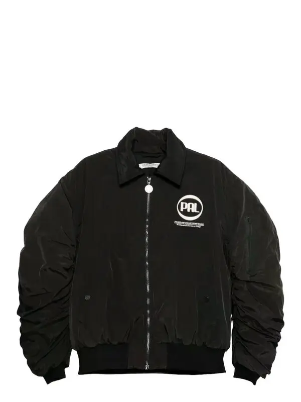 PAL SPORTING GOODS Zip-up Bomber Jacket - Black