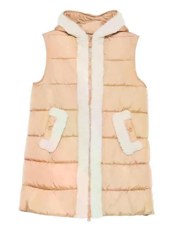 SAVE THE DUCK Dolce Hooded Gilet - Neutrals