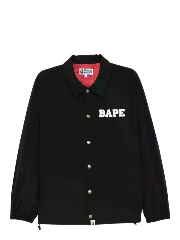 A BATHING APE Logo-printed Jacket - Black