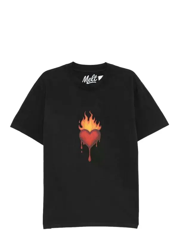 MELT Graphic-printed T-shirt - Black