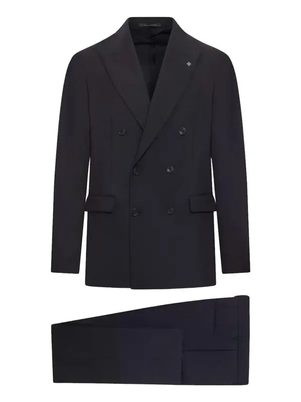 Tagliatore Double-breasted Suit - Black