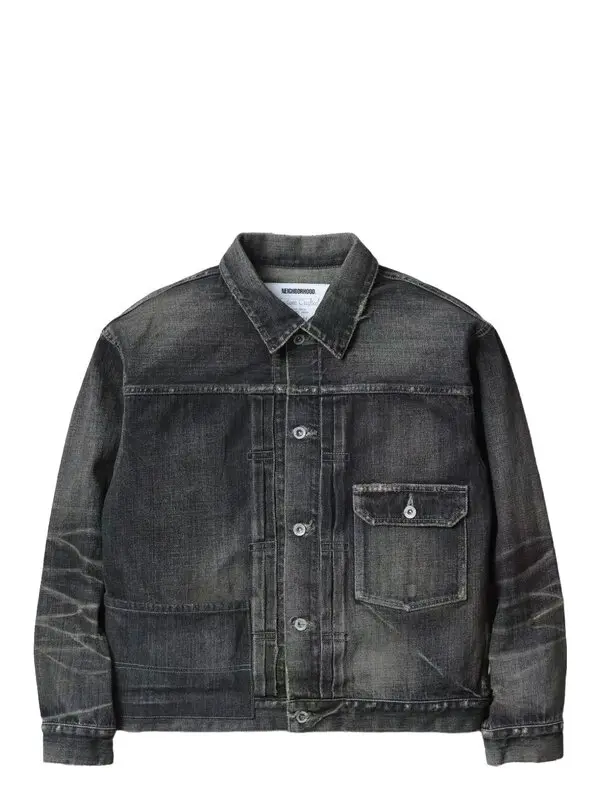 NEIGHBORHOOD Buttoned Denim Jacket - Grey