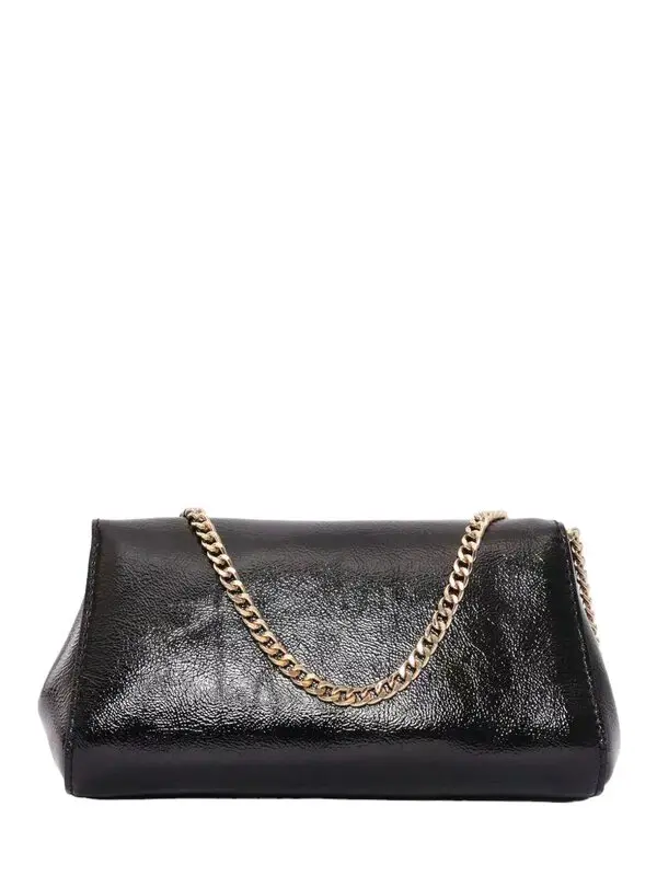 ORTIGNI Gossip Logo Clutch - Black