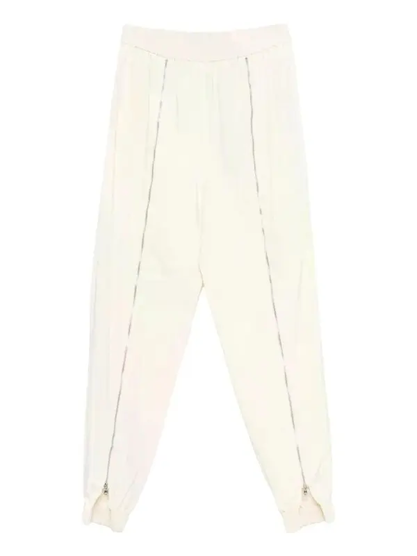 Tibi Zip-detail Track Trousers - White