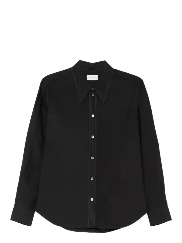 LEMAIRE Long-sleeve Shirt - Black