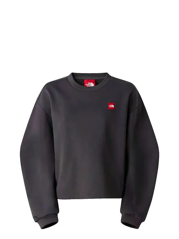 The North Face Cotton-blend Sweatshirt With Logo Patch - Grey
