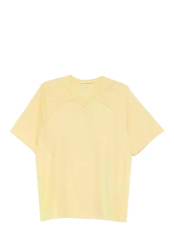 6397 V-neck T-shirt - Yellow