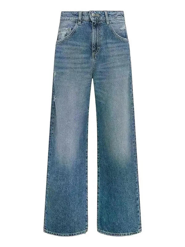 ICON DENIM LA Poppy Wide Leg Jeans - Blue