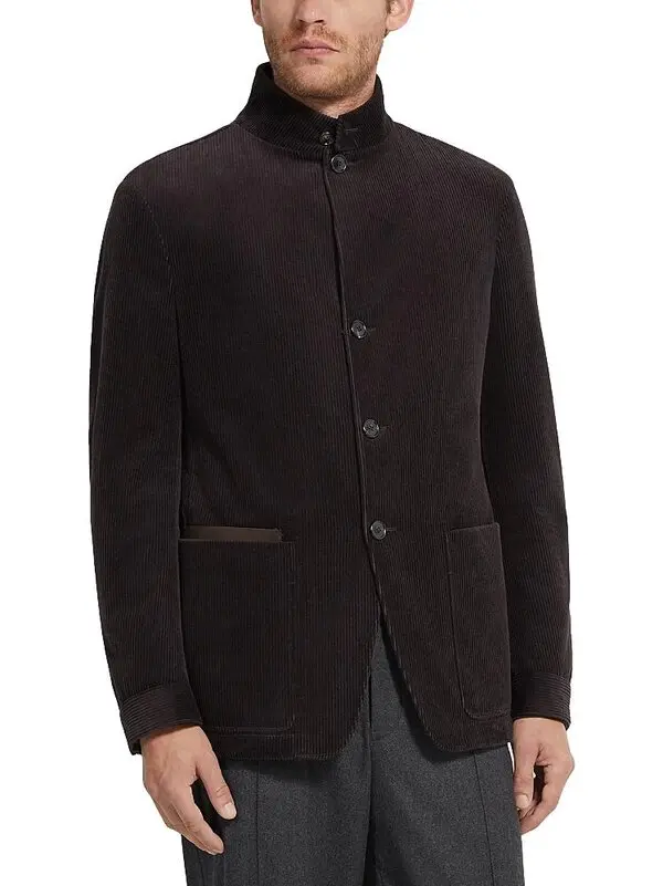 Zegna Cashco Il Conte Chore Jacket - Dark Brown