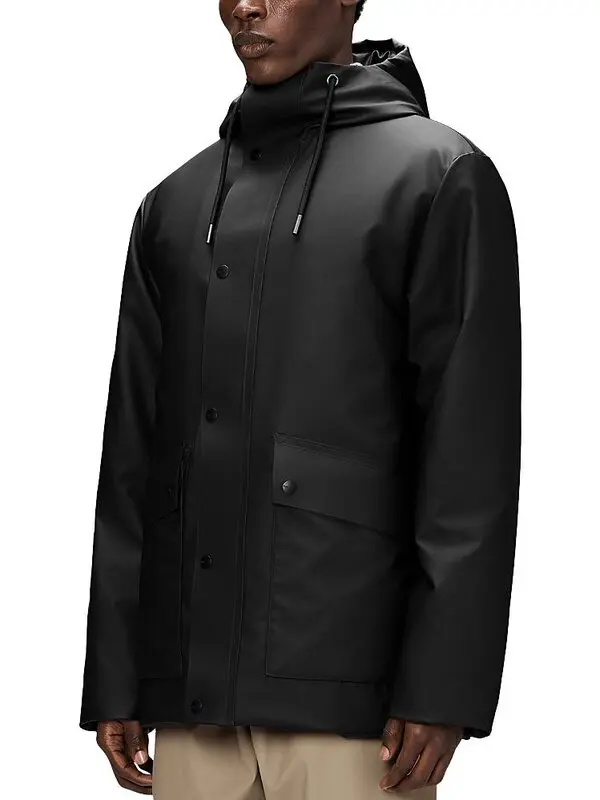 Rains Nome Parka Jacket - Black