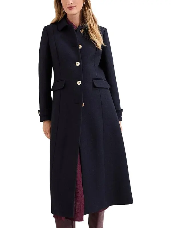 PHASE EIGHT Aurelie Maxi Coat - Navy