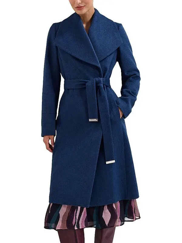 PHASE EIGHT Nicci Belted Coat - Blue