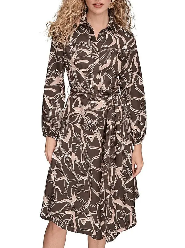 Donna Karan New York Shirtdress - Chocolate Plum