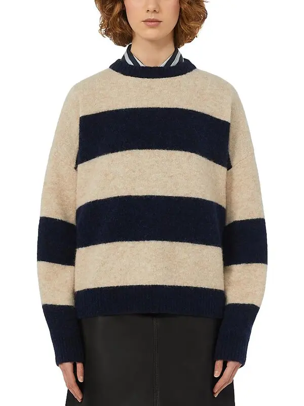 Max Mara Tuono Crewneck Sweater - Navy