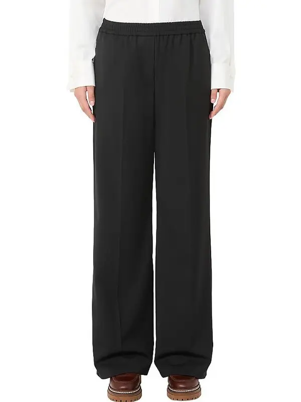 Max Mara Petra Straight-leg Trousers - Black